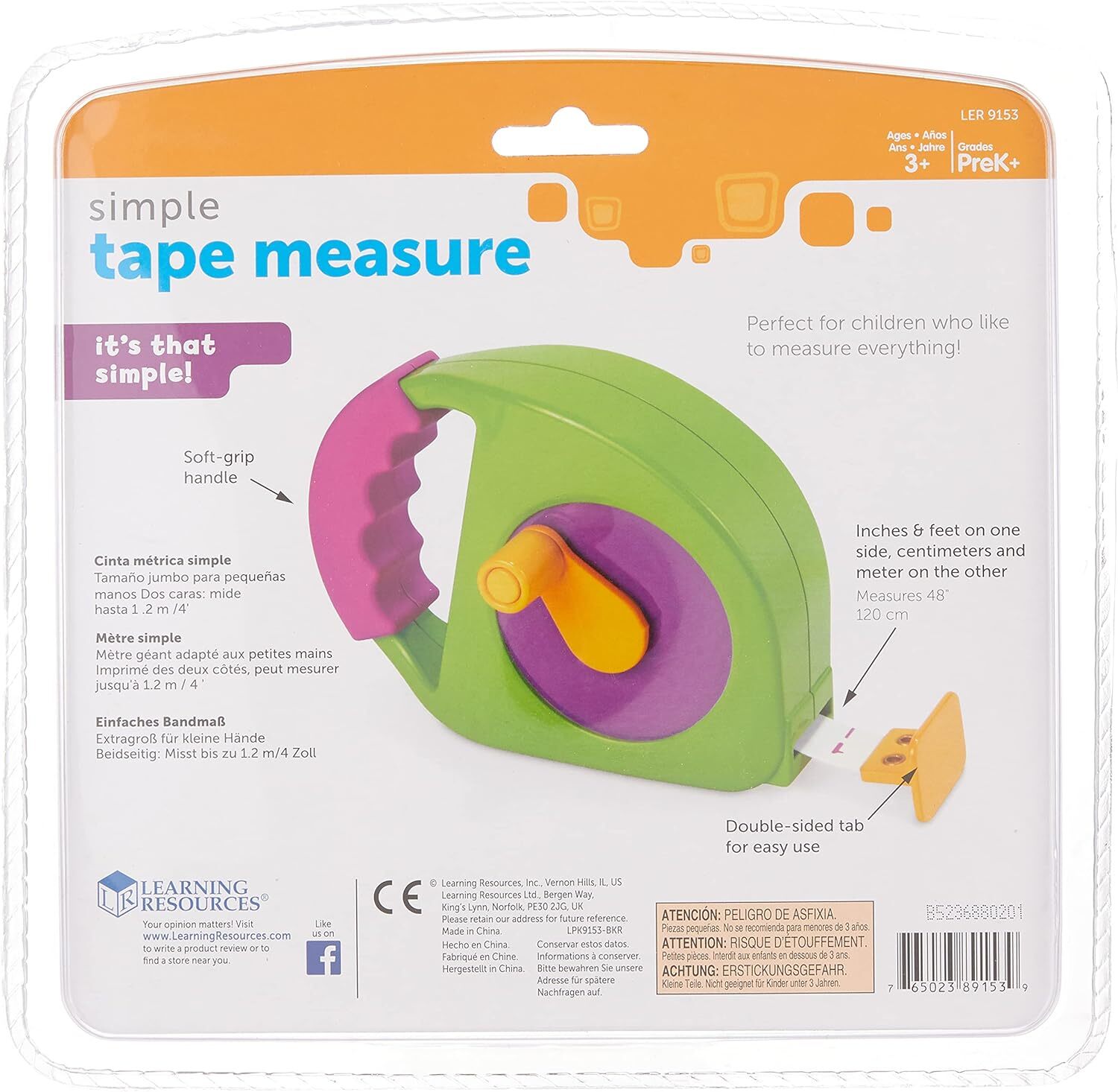 Learning Resources Measure it My very first tape measure | eBay
