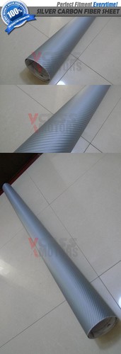 Fits 60 InchX59 Inch Acura Silver Carbon Fiber Vinyl Sheet | eBay