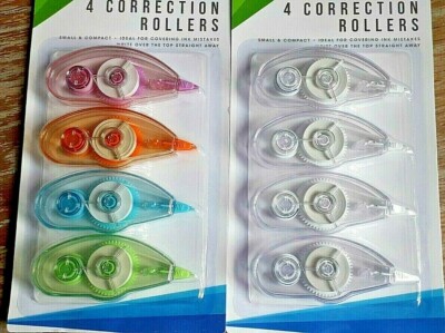 4 x Correction Mouse Pen White Tipex Home School Office Corrector ...