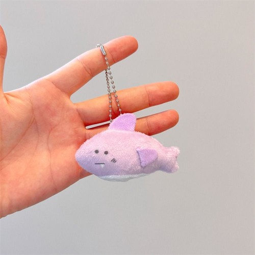 Cartoon Fish Plush Keyring Shark Aquarium Plushies Pendant Bag Hanging ...