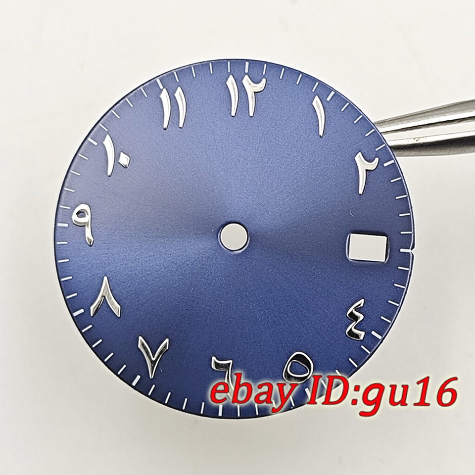 28.5mm date window sterile dial with calendar window suitable for NH35 ...