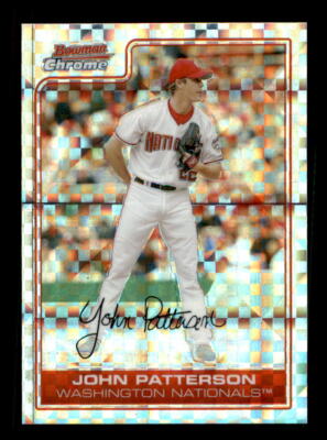 2006 Baseball Bowman Chrome John Patterson Washington Nationals #172 ...