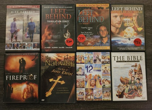 Left Behind DVD LOT Tribulation Force Fireproof, Christian DVDs Lot Of ...