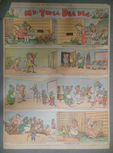 Mr. Twee Deedle Sunday Page by Johnny Gruelle from 8/24/1913 Large Full ...