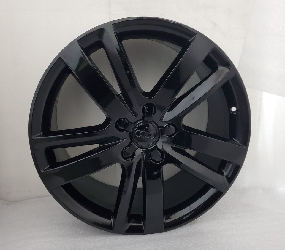 Original 20" Audi OEM Q7 Wheels 2010-2015 Gloss Black Rims SQ7 TDI 21 ...