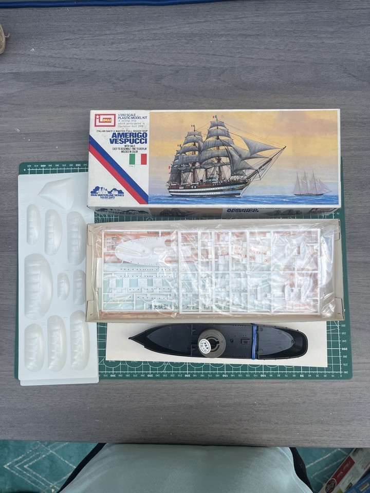 IMAI WATERLINE SERIES AMERIGO VESPUCCI SAILING SHIP 1/350 MODEL KIT | eBay