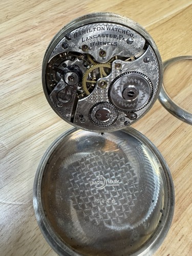 Hamilton Grade 972 Model 1 16S 17J Pocket Watch | eBay