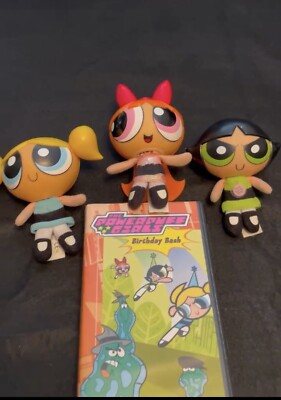 Cartoon Network Talking Powerpuff Girls Hard Head Plus Video Vintage ...