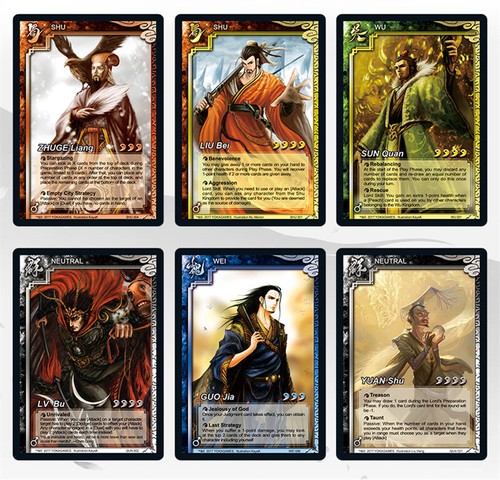 San Guo Sha Sanguosha Checkerboard Game Card English Version ...