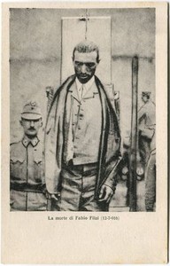 Primi '900 Immagine Morte Fabio Filzi Impiccagione 1916 Ufficiale FP B ...