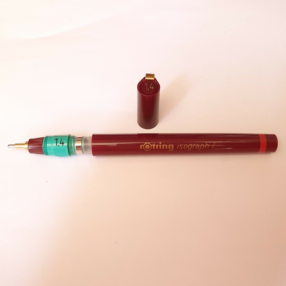 USED rOtring Rapidograph F / Isograph F / Micronorm Technical Pens ...