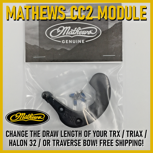 PAIR of Mathews 85% let-off TX5, Triax, Halon 32 or Traverse CC2 DL ...