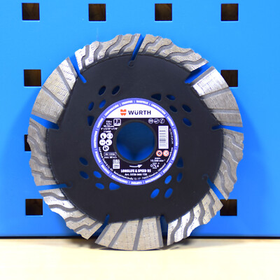Würth Zebra Diamond Cutting Disc Construction Longlife & Speed RS 125mm ...