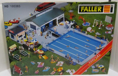 Faller H0 195383, 1:87 Bausatz "Schwimmbad", ungebaut, OVP, XU6008X ...