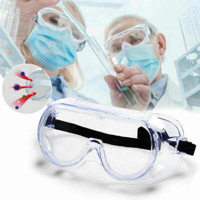 Safety Goggles Glasses AntiFog Protective Eyewear Splash Sealed ...