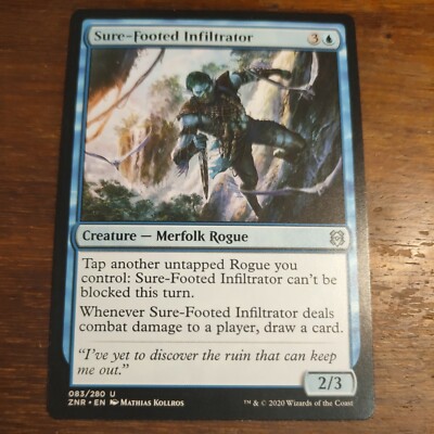 MTG. Zendikar Rising. ZNR. 83. Sure-Footed Infiltrator. | eBay Australia