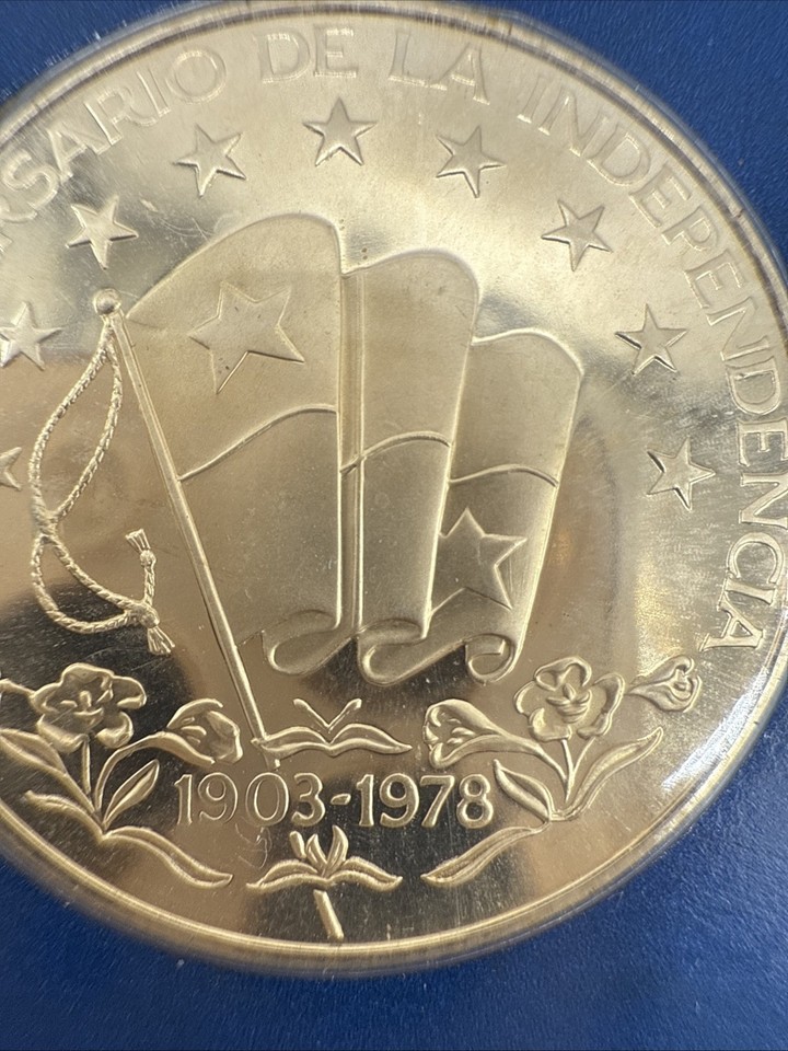 1978 Balboa Gold Coin Of Panama 75th .500 Gold 10.63g #7871 | eBay