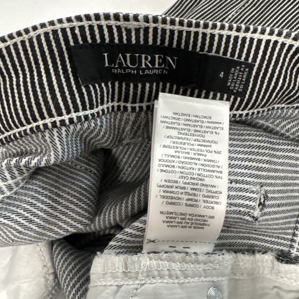 Lauren Ralph Lauren Black Label Jeans Womens 4 Slim Straight Ankle ...