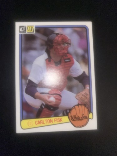 1983 Donruss Carlton Fisk Baseball Card Chicago White Sox #104 | eBay