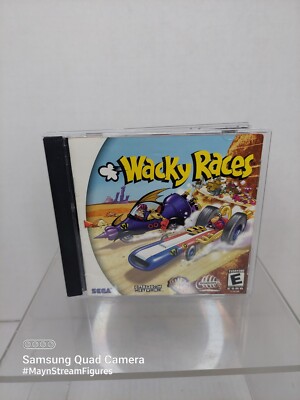 Sega Dreamcast Wacky Races Game (2000) SEGA - Disc & manual only - AS ...