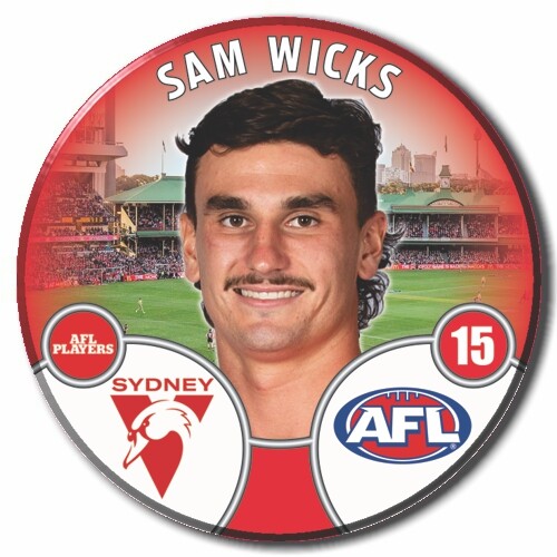 2022 AFL Sydney Swans - WICKS, Sam | eBay Australia