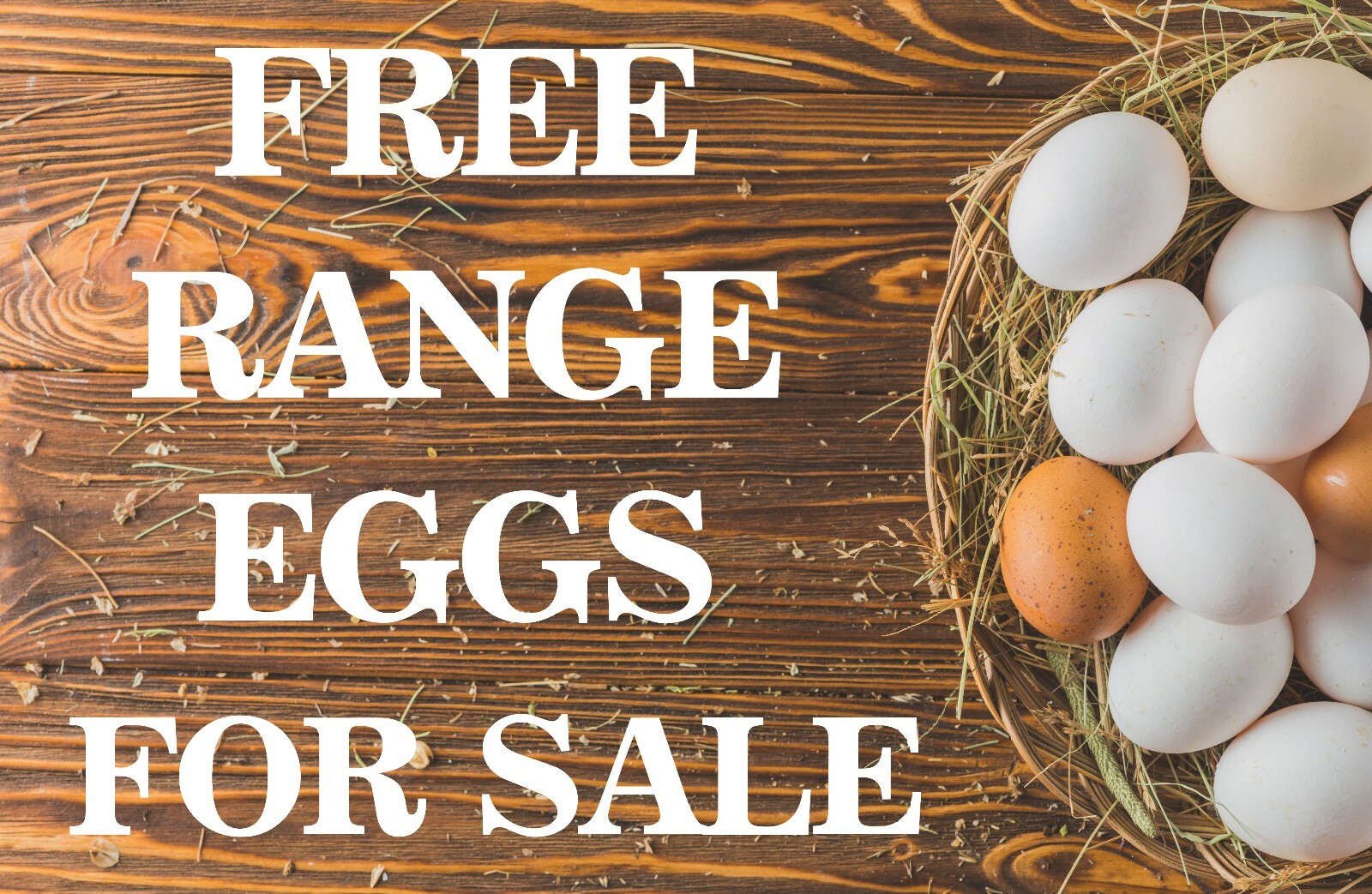 FREE RANGE EGGS FOR SALE Metal Aluminium Plaque Cottage Vintage Sign 4 ...
