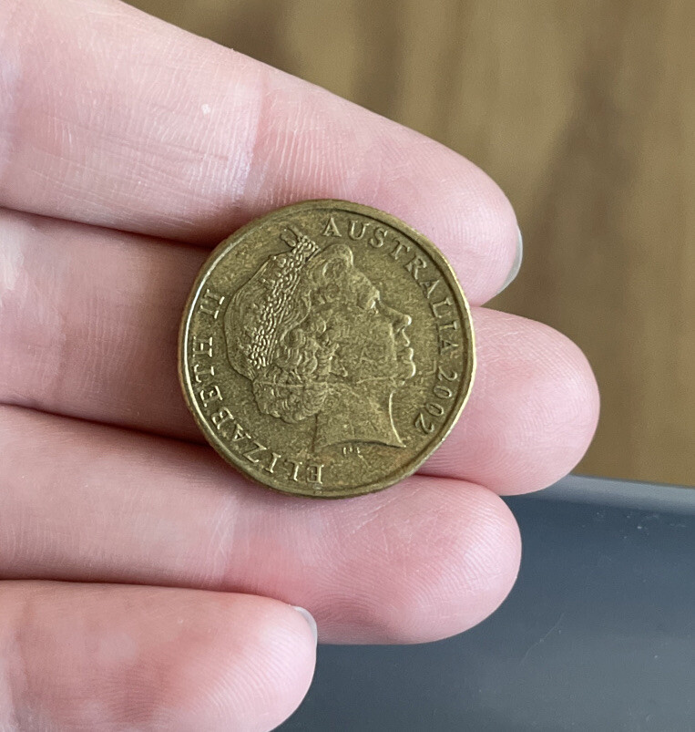 Rare Miss Shaped 2002 $1 ONE DOLLAR COIN - YEAR OF THE OUTBACK, Rare ...