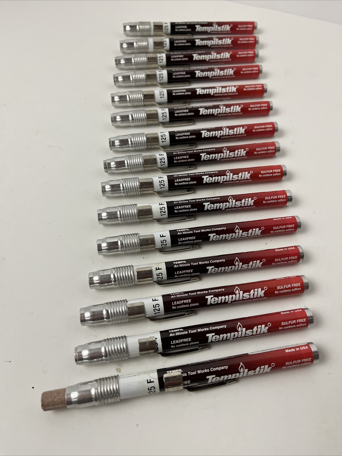 NEW 15 pcs Tempilstik Pro 125°F 52°C Temperature Indicator Sticks ...