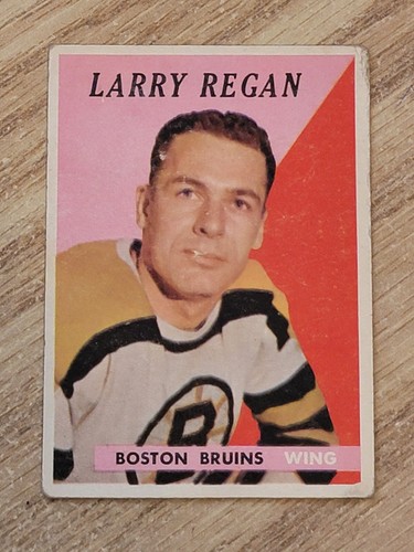 1X LARRY REGAN 1958 59 Topps #10 VGEX Boston Bruins | eBay