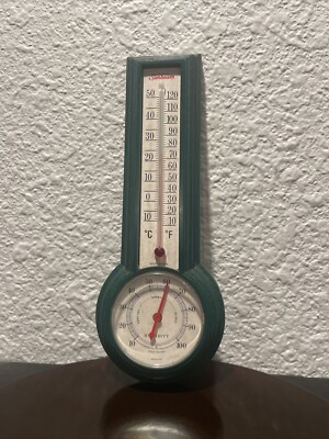 Vintage - Sunbeam Barometer Thermometer 8.5" MCM Springfield Instrument ...