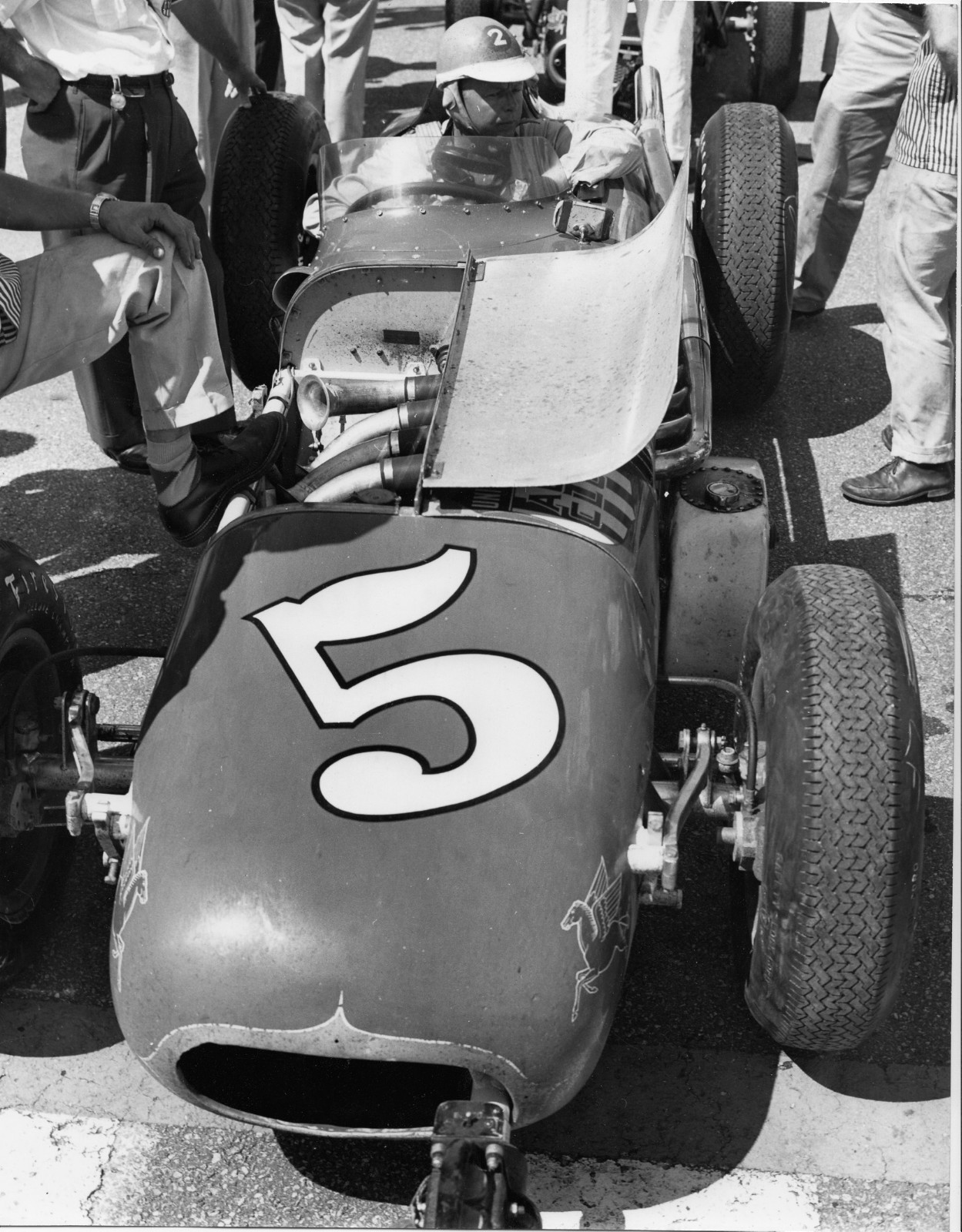 Photo originale 500 Miglia di Monza Jim Rathmann Offenhauser 1958 | eBay