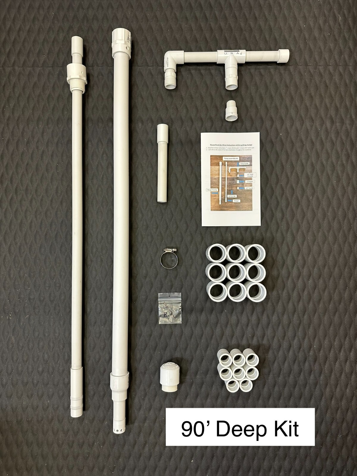 Deep Well Hand Operated Pump Slim Line Prepper Emergency Survival 150 ...