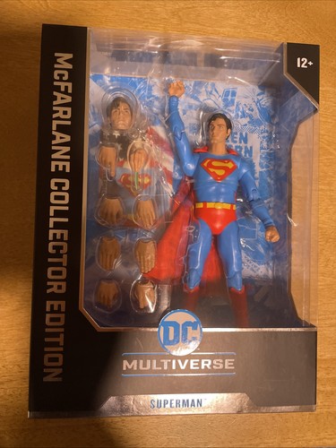 MCFARLANE DC MULTIVERSE 1978 SUPERMAN FIGURE MIB CHRISTOPHER REEVES ...