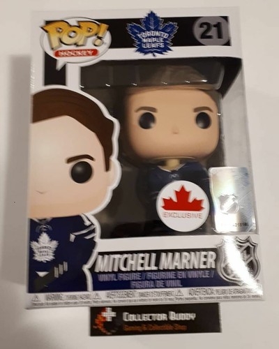 Funko Pop! NHL 21 Mitchell Marner Home Jersey Canada Exclusive Pop ...