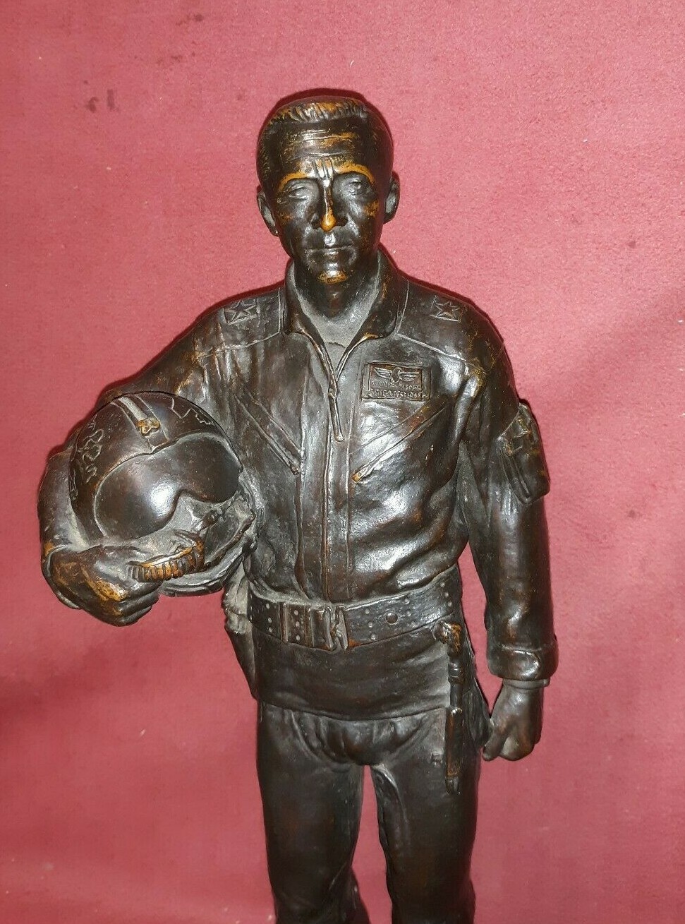 Lawrence Ludtke Texas Bronze Sculpture Air Force Gen Robbie Risner ...