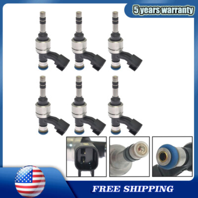 6pcs Fuel injectors 12634126 For Cadillac Chevrolet GMC Buick 2012-2020 ...