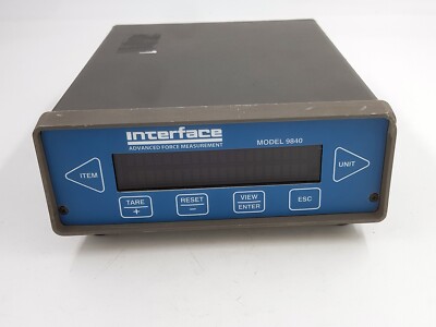 Interface 9840 Calibration Grade Multi Channel Load Cell Indicator w/ 2 ...