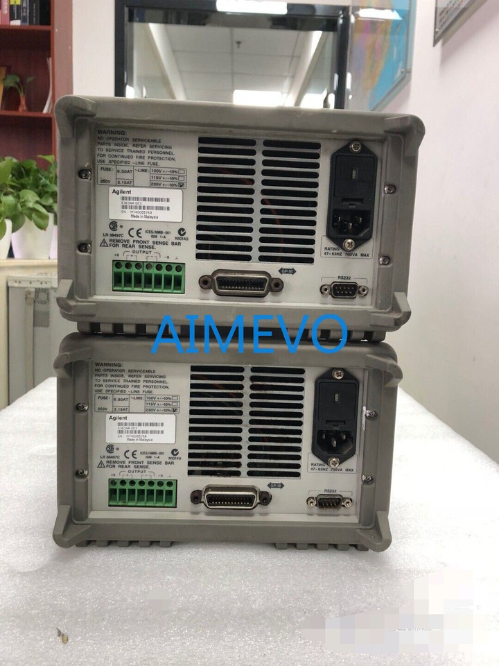 HP/Keysight Agilent E3634A 200W DC Power Supply 0-25V, 7A / 0-50V, 4A ...