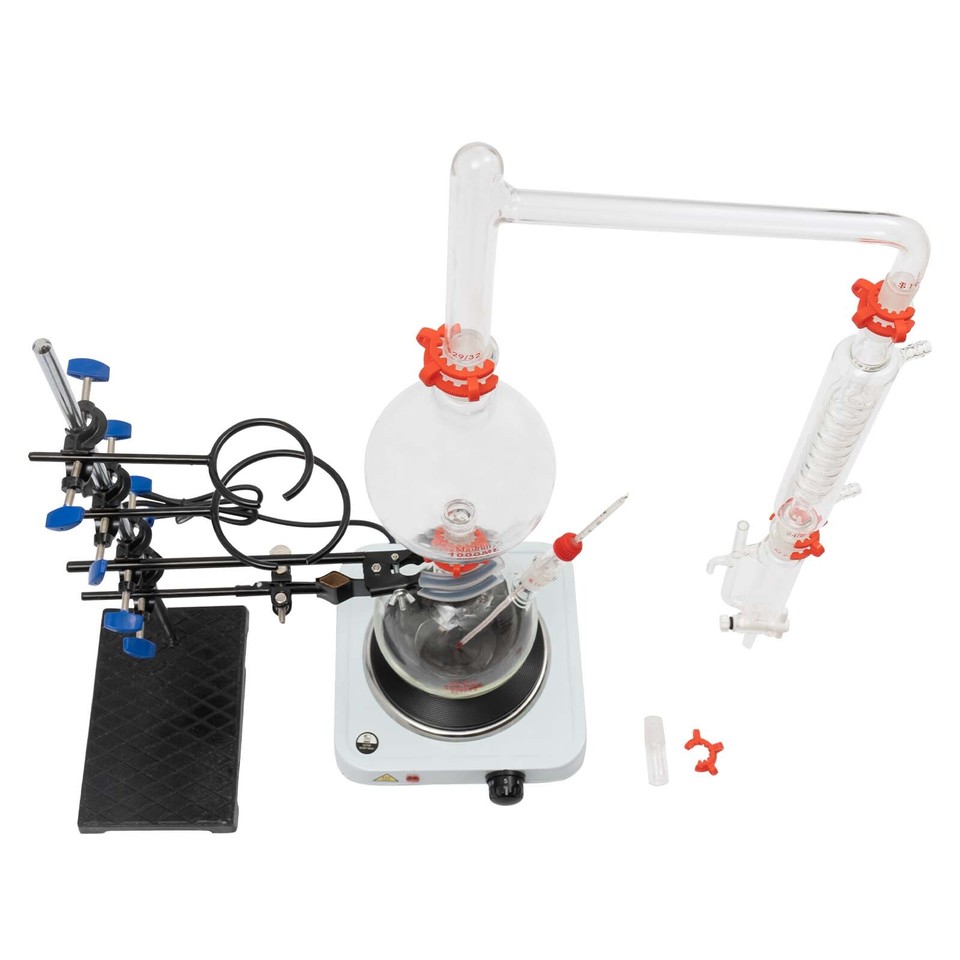 Organic Chemistry Lab Glassware Glass Kit Distillation Equipment Set ...