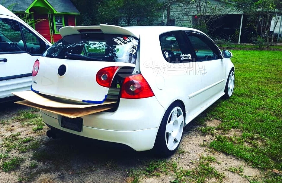 Ducktail Spoiler for VW Golf 5 GTI MK5 R32 Rear Roof Trunk Add-on Wing ...