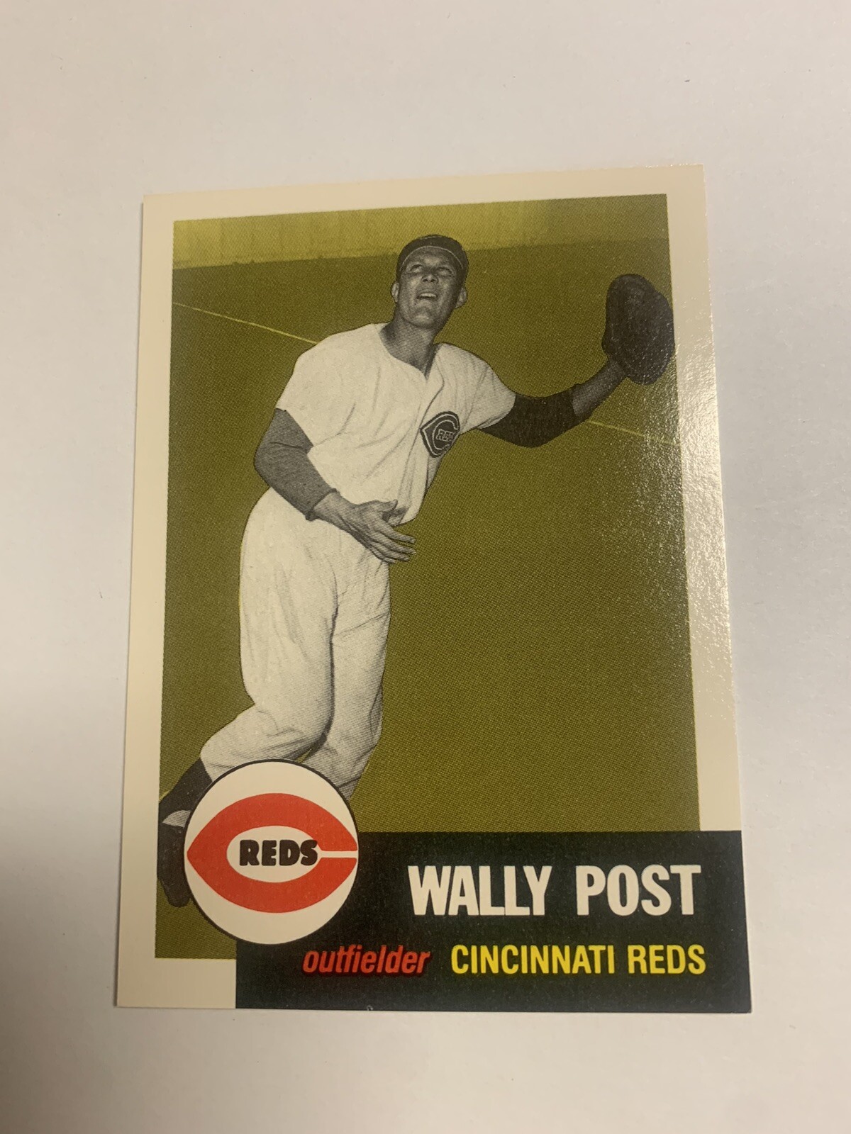 1991 Topps 1953 Archive Wally Post Cincinnati Reds REPRINT | eBay