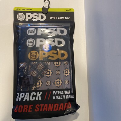 PSD Core Standard Premium Boxer Briefs Bandana Coco 3 Pack Size Extra Large New | eBay