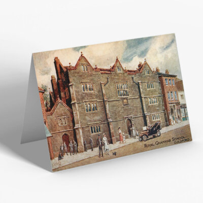 GREETING CARD - Vintage Surrey - Royal Grammar School, Guildford | eBay UK