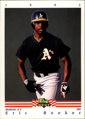 1992 Classic Best Eric Booker Modesto A's Card # 34 MINT | eBay