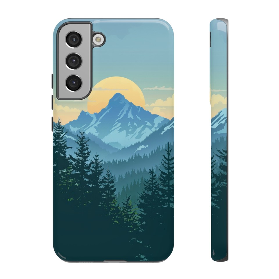 Minimalist Style Great Outdoors Scene, Tough Case, for iPhone and ...