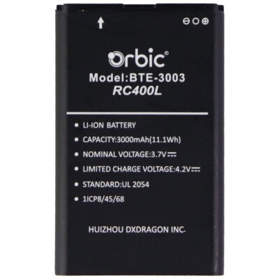 Original Battery BTE-3003 3000mAh For Verizon Orbic Speed RC400L ...