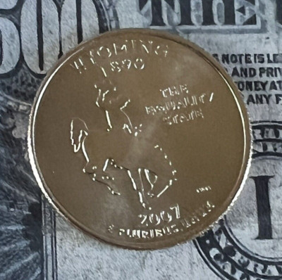 2007 D Washington State Quarter - Wyoming - From Mint Set - Combined ...
