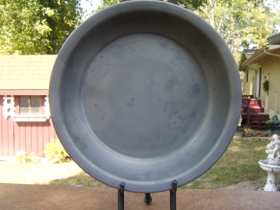 Large 13" Hand Crafted ASL Pewter Bowl with Museum Finish | eBay