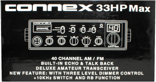 Connex CX33HP MAX 33HPMAX 40 Channel AM/FM10 Meter Mobile Radio Brand ...
