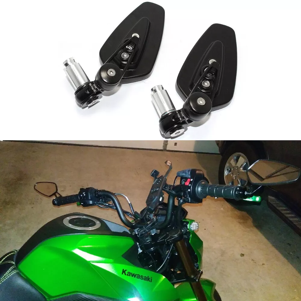 Liuxiaoke Motorcycle Mirror 7 8inch 22mm Moto Handlebar End Side